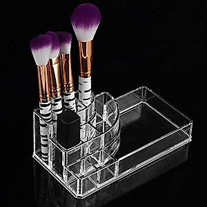 A sixx Makeup Storage Box, Durable Drawer Organizer, Break-Resistant Portable for Bedroom, Kitchen Living Room, Bathroom