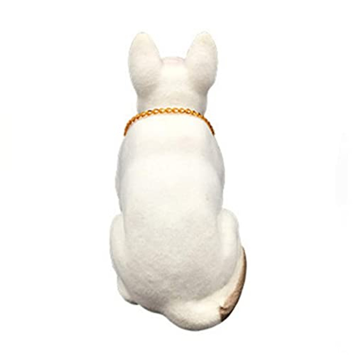 YSDSS Shaking Head Lucky Dog Car Styling Nodding Dog Auto Dashboard Bull Terrier Doll Bobblehead Dog Car Ornament Rocking Head Toy Dog