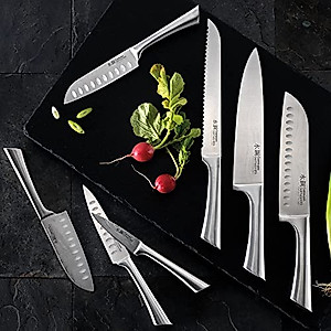 Cuisine::pro® Damashiro® 7 Piece Mizu Knife Block Oak