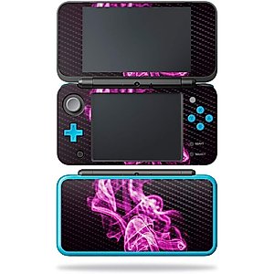 MightySkins Carbon Fiber Skin for Nintendo New 2DS XL - Kappa Alpha Theta Miami | Protective, Durable Textured Carbon Fiber Finish | Easy to Apply, Remove, and Change Styles | Made in The USA