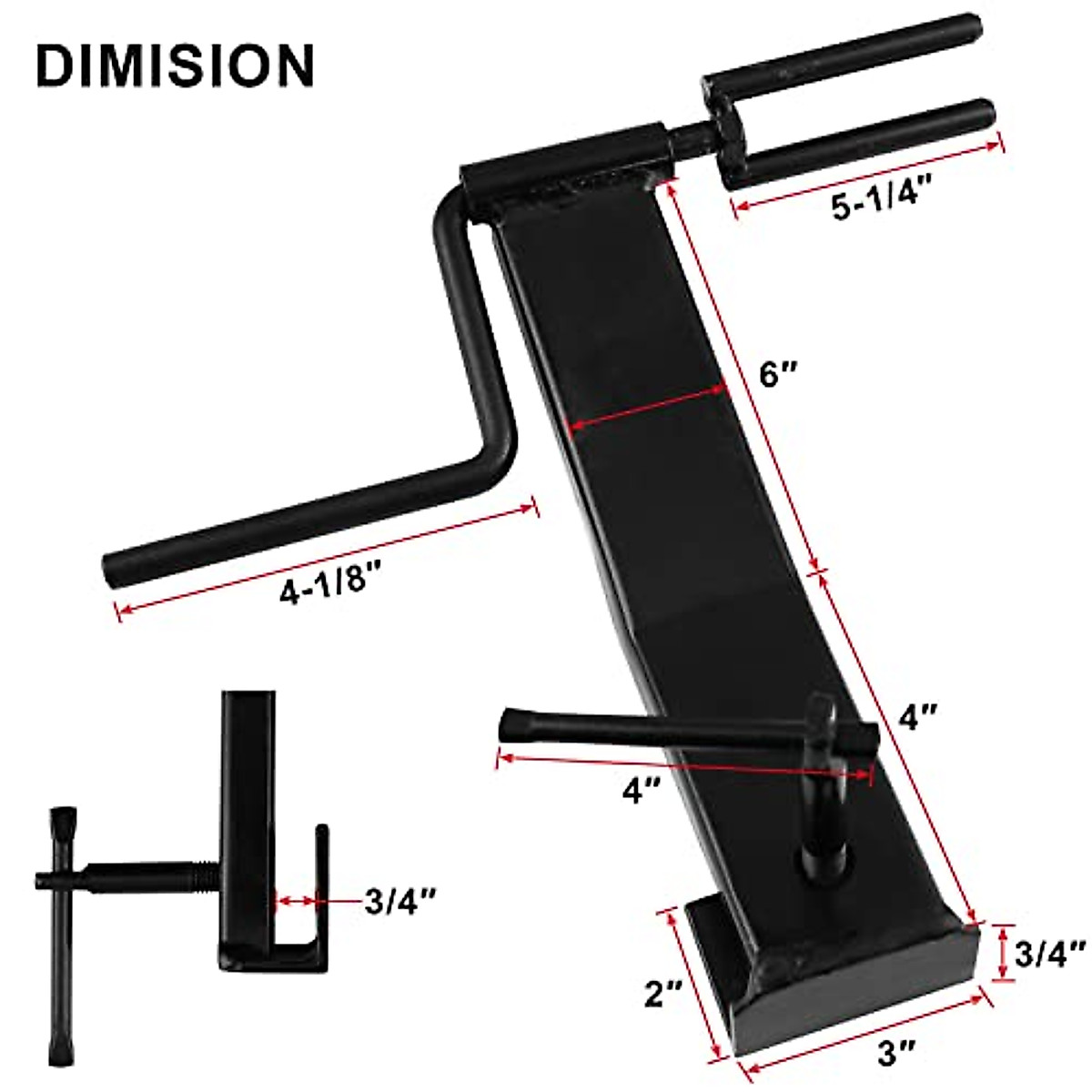 MotorbyMotor Winch Straps Winder, Roll-up Flatbed Trailer Winch Straps up to 2" 3" 4" Ratchet Tie Down Strap Webbing Winder, Used in Trailers, Trucks, Warehouses, Docks, Vans