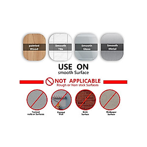 Qicaitulife 4 Pack Adjustable Pot Lid holder，Pan Cover Organizer Fits 6" to 14" lid, Adhesive Wall Mount Pots Lid Storage for Kitchen Cupboard 、Cabinet Door (white)