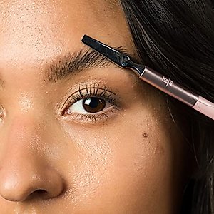 Real Techniques Brow Styling Set, For Lifting Brows, Fill & Style, Dual-ended Makeup Brushes, Full Kit for Eyebrows, Get Full, Laminated, or Natural Brows, Multiuse Tools, 3 Piece Set
