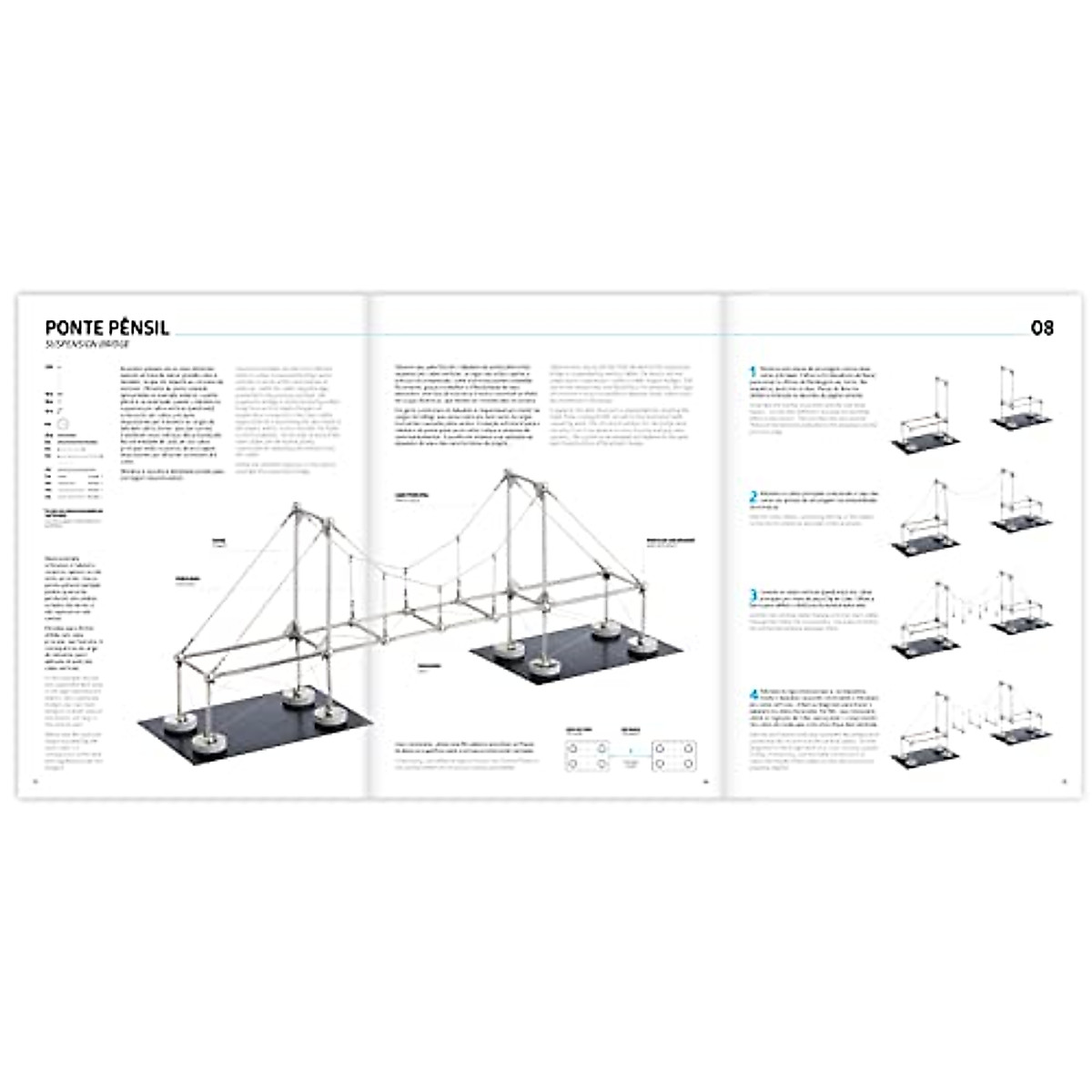 Mola Structural Kit 3 | Magnetic Modular Kit for Engineering and Architecture Education | 205 Pieces + Practical Guide