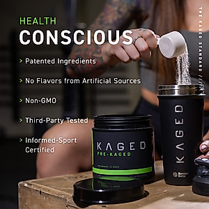 Kaged Original Pre Workout Powder | Fruit Punch | Pre-Kaged | Formulated with Creatine, Beta Alanine, Pure Caffeine | 20 Servings