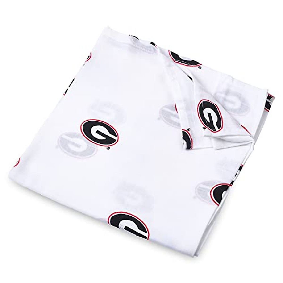 Three Little Anchors University of Georgia Muslin Swaddle Blanket 47x47in