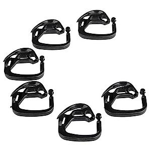 Mtsooning 50PCS Shade Cloth Clips, Black Net Clip Hooks, Universial Plastic Clamps for Sun Shade Net/Anti-Bird Net/Garden Net/Rope/Canopy