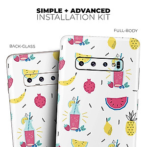 DesignSkinz Tropical Summer Love v1 Protective Vinyl Decal Wrap Skin Cover Compatible with The Samsung Galaxy S20 (Screen Trim & Back Glass Skin)