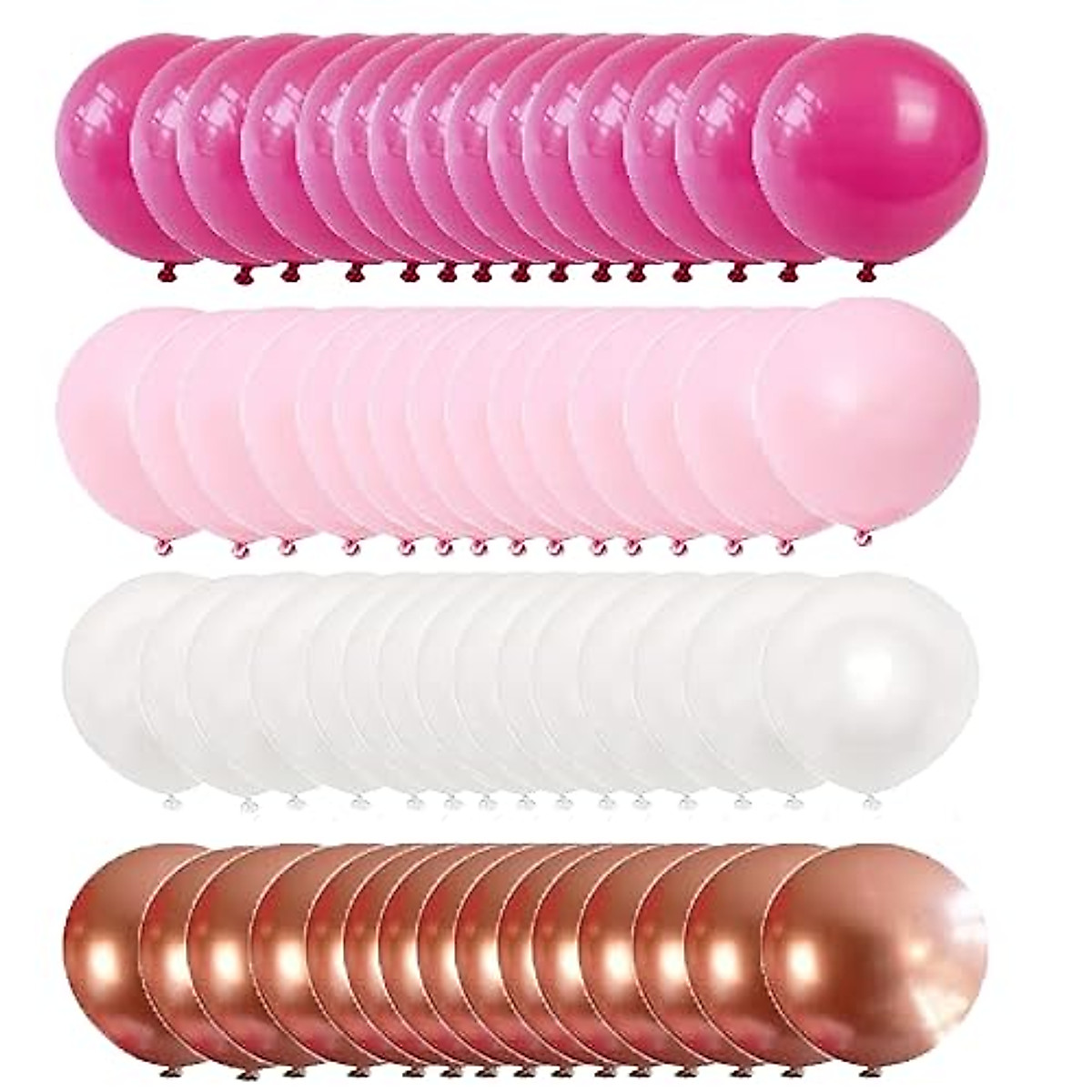 Barbie Bachelorette Party Decorations Valentine's Day Decorations Pink Princess Birthday Party Decorations Girl Barbie Princess Party Decorations Hot Pink and White Balloons Garland