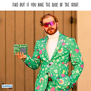 My Scratch Offs 26 Pack St. Patricks Day Scratch Off Cards St. Pattys Days Shamrock for Bingo Cards, Party Favors, Game Cards