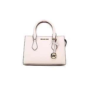 Michael Kors Sheila Small Non-Leather Vegan Satchel (Powder Blush)