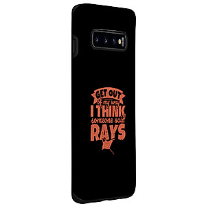 Galaxy S10 Ray for Stingray Lovers Sea Batoidea - Get out of my way Case
