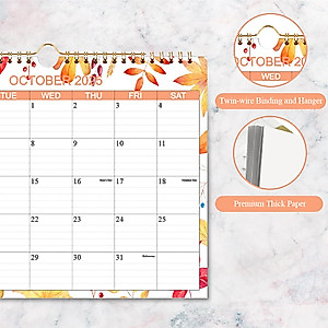 Calendar 2025-2026 - Wall Calendar from Mar 2025 to Oct 2026- Monthly Calendar with 140gsm Thick Paper for Planning and Organizing for Home or Office, 8.5 x 11 In Wall Calendar 2025-2026
