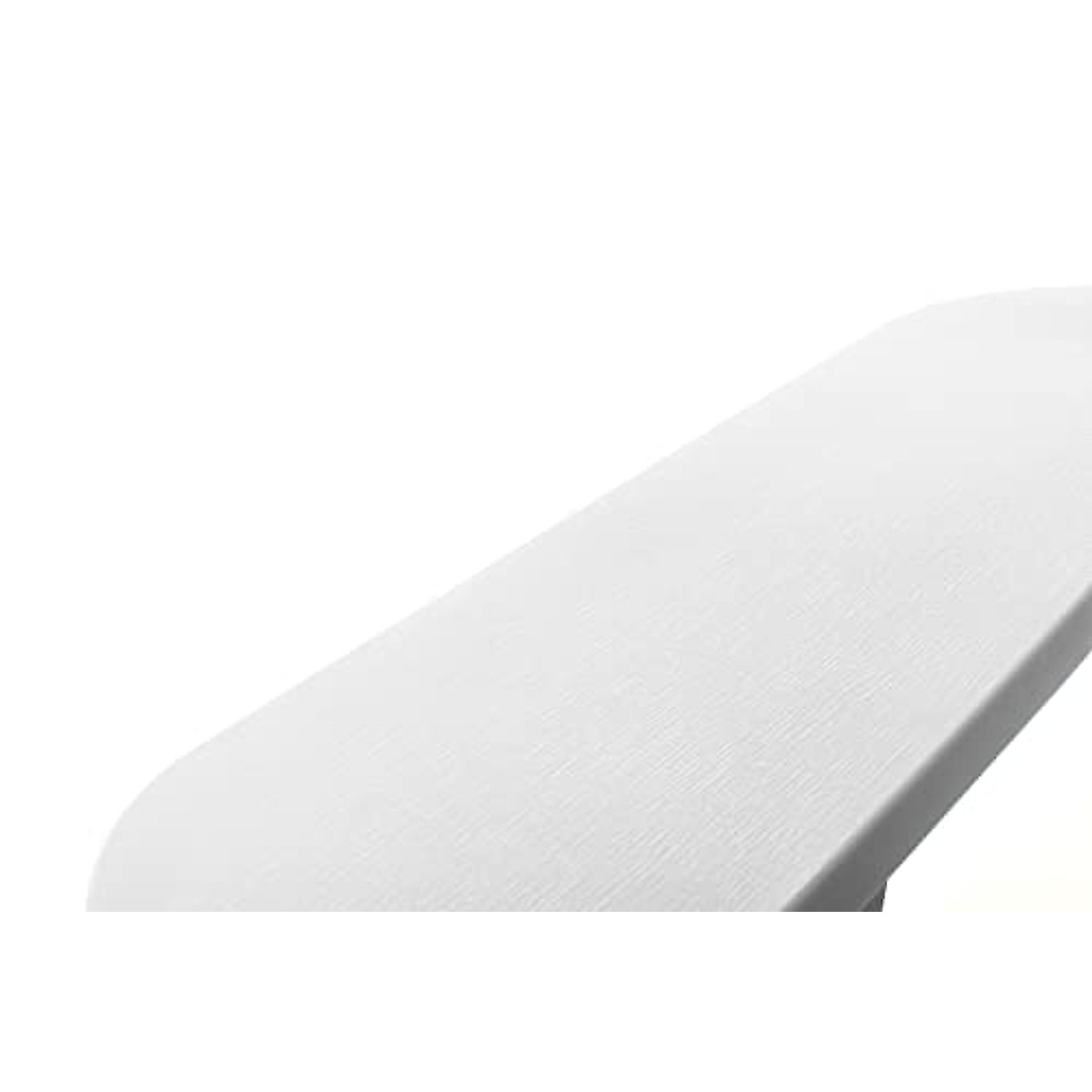 Keter Teton Adirondack Weather Resistant Furniture for Entertaining by The Pool, Patio and Fire Pit, Easy Assembly Outdoor Seating, Weatherwood, White