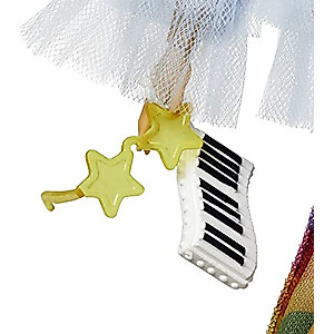 Barbie Extra Doll & Accessories with Long Brunette Hair and Bling Clips in Multi-Colored Dress with Pet Crocodile