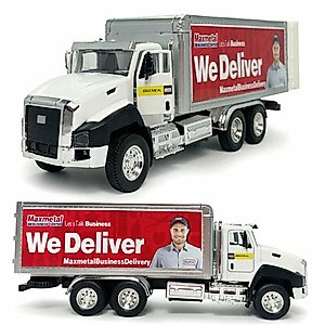 MOOKEENONE Alloy+Plastic Engineering Truck Container Car Construction Model Car Diecast Pull Back Kids Toy Vehicle