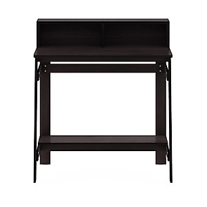Furinno Simplistic A Frame Computer Desk, Dark Walnut