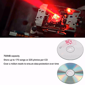 CD R Blank Discs, 700MB 52X Recordable Disc, Blank CDs for Burning Music Storing Digital Images Data (50PCS)