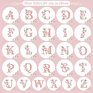 Floral Ini-tial Tote Bag for Women, Can-vas Beach Bag w Makeup Bag, Personalized Birthday Gifts for Women, Inner Pocket, Gift Box, Card Sets, Bridesmaid Bride Wedding Sister Grandma Mom Nurse Gifts A