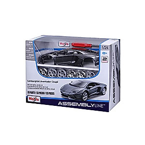 Maisto 1:24 Scale Assembly Line Lamborghini Aventador LP 700-4 Diecast Model Kit (Colors May Vary)
