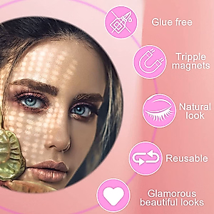 Self-adhesive Eyelashes, 2024 New Self Adhesive Eyelashes, 2 Pairs Self-adhesive Eyelashes, Reusable Self Adhesive Eyelashes (2 Pairs Natural)