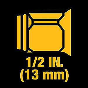 DEWALT 20V MAX XR 1/2 in. High Torque Impact Wrench with Hog Ring Anvil Kit (DCF900P2)
