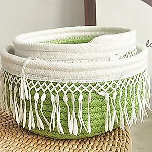 Cotton Line Makeup Storage Basket No Sharp Corners Large Capacity Small Debris Box