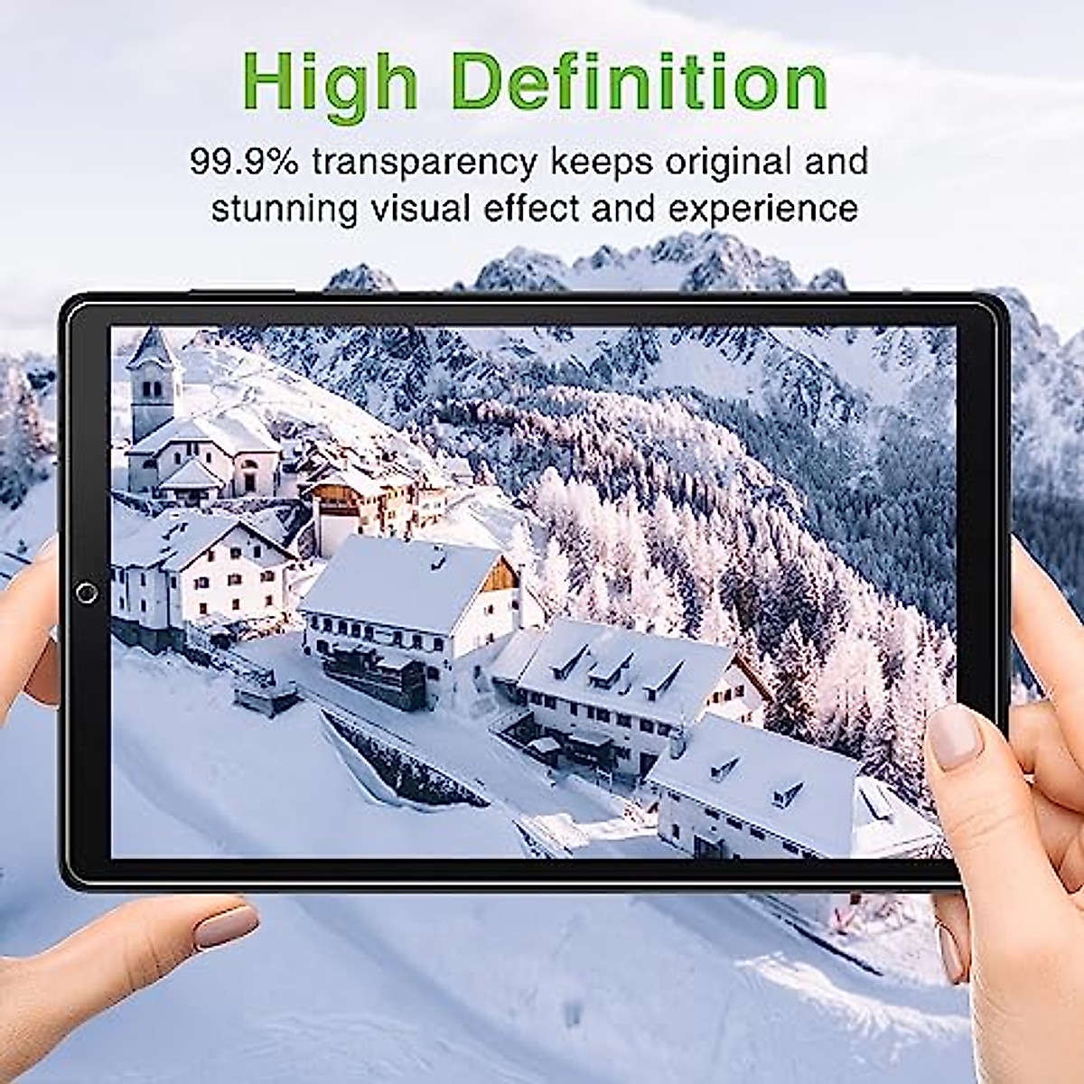 LKOOZO Screen Protector for TCL Tab 8 LE Model 9137W / TCL Tab 8 WiFi Model 9132X, Tempered Glass Film Compatible with TCL Tab 8 4G 9132G2, 2 Pack