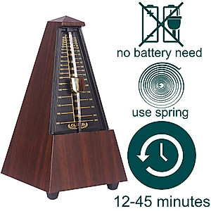 GLEAM Metronome - Mechanical for Musicians with Free Bag