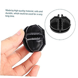 NOLITOY 20 Pcs Cupboard Shelf Wire Connector White Shelving Plastic Connectors for Wire Storage Cubes Modular Closet Storage Modular Closet Organizer Connectors Storage Rack Sleeve Button