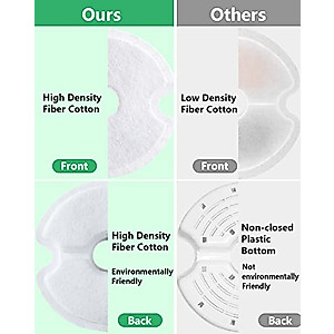 Pet Water Fountain Filter 6 Pack, Yiupea Replacement Cat Filters for 2L-2.5L / 67-84 oz Cat Water Fountain, Cotton Activated Carbon & Resin with Triple Filtration