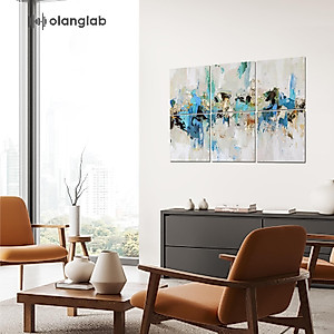 Olanglab Art Acoustic Panels,6 Pack 48''x32'' Acoustical Soundproof Wall Panels Sound Absorbing, Decorative Sound proofing，Sound Absorbing Panels, Studio Acoustic Treatment (Small Size)