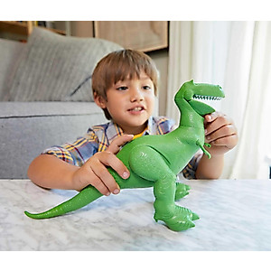 Toy Story 4 4 True Talkers Rex Figure, 7.8 in / 19.81 cm-Tall Posable, Talking Character Figure with Authentic Movie-Inspired Look and 15+ Phrases, Gift for Kids 3 Years and Older​