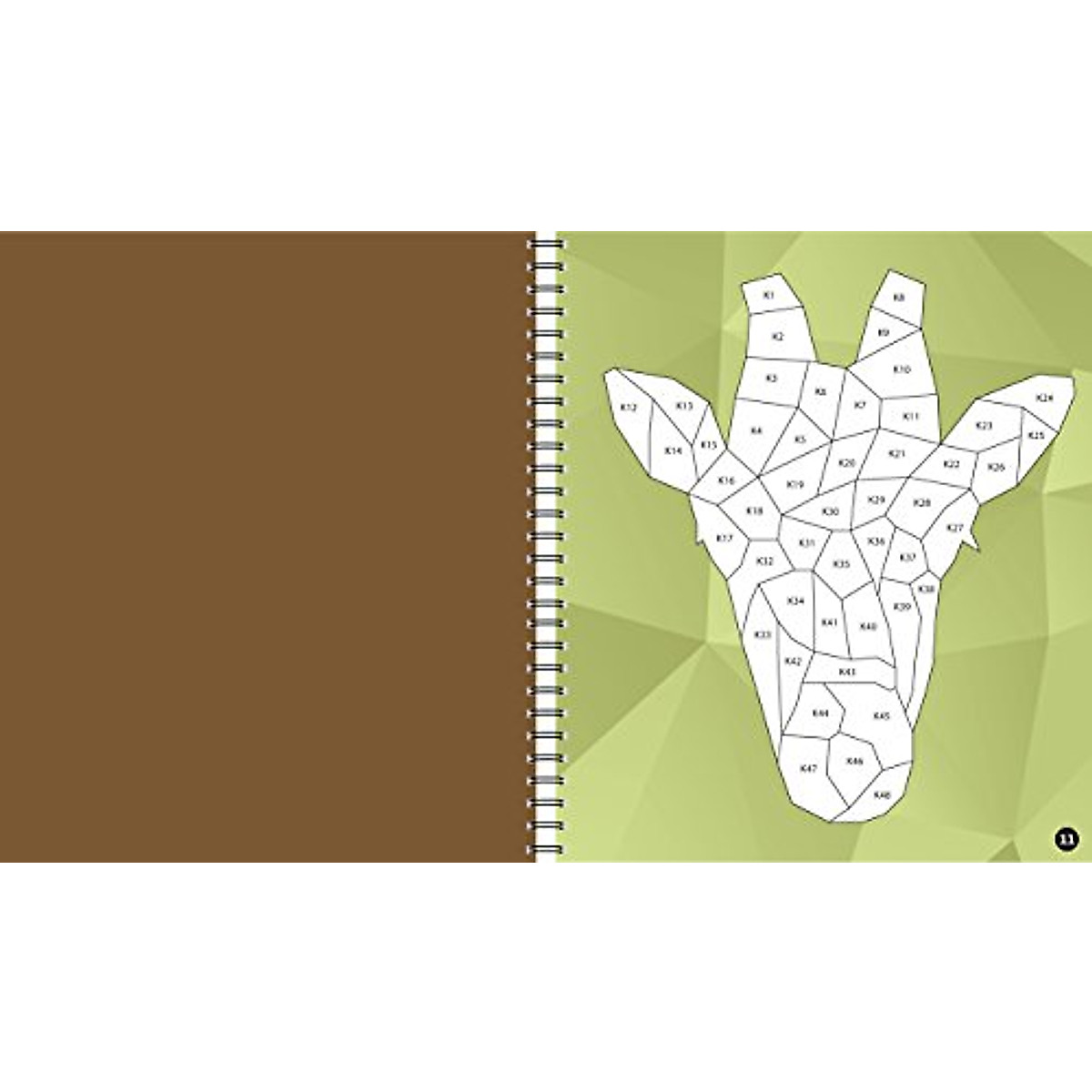 Brain Games - Sticker by Number: Animals (28 Images to Sticker)