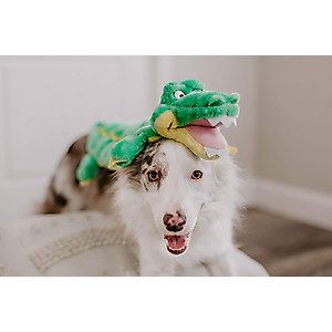 Outward Hound Squeaker Matz Plush Gator Dog Toy, XXL