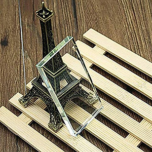 Pro Nail Art Painting Color Toning Glass Board Makeup Palette Eyelash Extension Adhesive Glue Pallet Glass Palette Stand（2 x 4 Inch ）