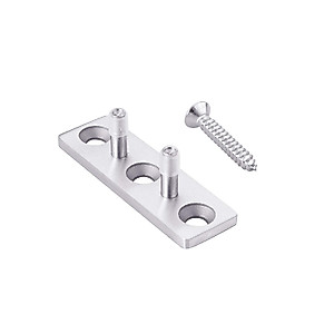 EaseLife Modern Sliding Barn Door Hardware Hangers,Stainless Steel,2 Pcs