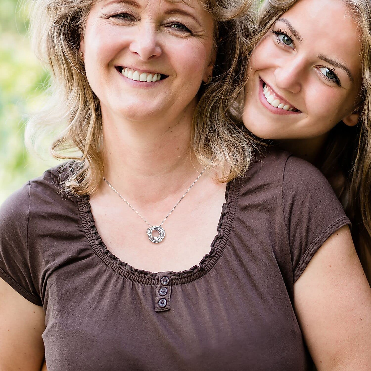 BalaBelle Birthday Gifts for Women, 30th 40th 50th 60th 70th 80th 90th Birthday Gifts for Women Friends, Happy Birthday Necklace 925 Sterling Silver Circle Necklace, Birthday Jewelry for Women (70th)