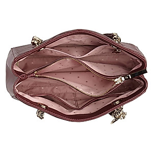 Kate Spade New York Reese Park Small Courtnee Smooth Leather Bag, Cherrywood…