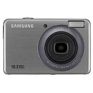 Samsung SL202 10MP Digital Camera with 3x Optical Zoom and 2.7 inch LCD (Silver)