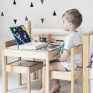 JITEBTI Space Magnetic Puzzles Play Scene 38 Piece for Kids Imagination and Creativity,Easy to Carry Kids Magnetic Travel Games, Learning & Educational Space Toys for Kids Age 3