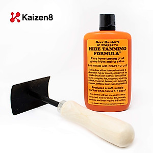 Hide Tanning Formula and Fleshing Tool Set - Kaizen8