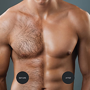 Nad's Soothing Men's Depilatory Cream for Unwanted Coarse Body Hair Removal, 6.8 Oz