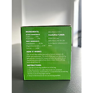 12 Pack Cat and Dog Repellent Balls - Natural Peppermint Oil Cat Deterrent for Indoor/Outdoor Use, Keeps Stray Cats Digging Dogs Away from Yard, Lawn, Garden, and Furniture - Safe for Pets and Family