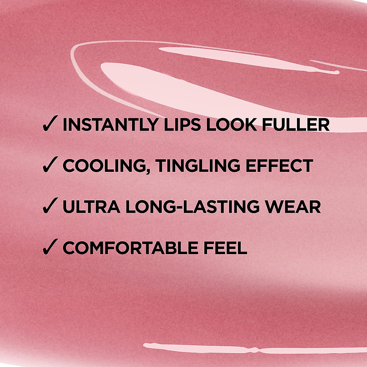 L’Oréal Paris Infallible Pro Gloss Plump Lip Gloss with Hyaluronic Acid, Long Lasting Plumping Shine, Lips Look Instantly Fuller and More Plump, Flush, 0.21 fl. oz.