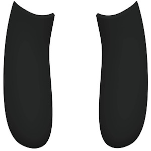 eXtremeRate Black Replacement Side Rails + Back Shell + Faceplate for Xbox Series X/S Controller - Controller NOT Included