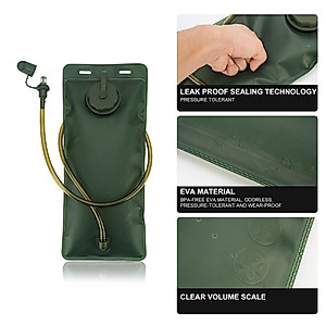 Mardingtop 35L Tactical Backpack with Rain Cover + 2.5L Hydration Bladder