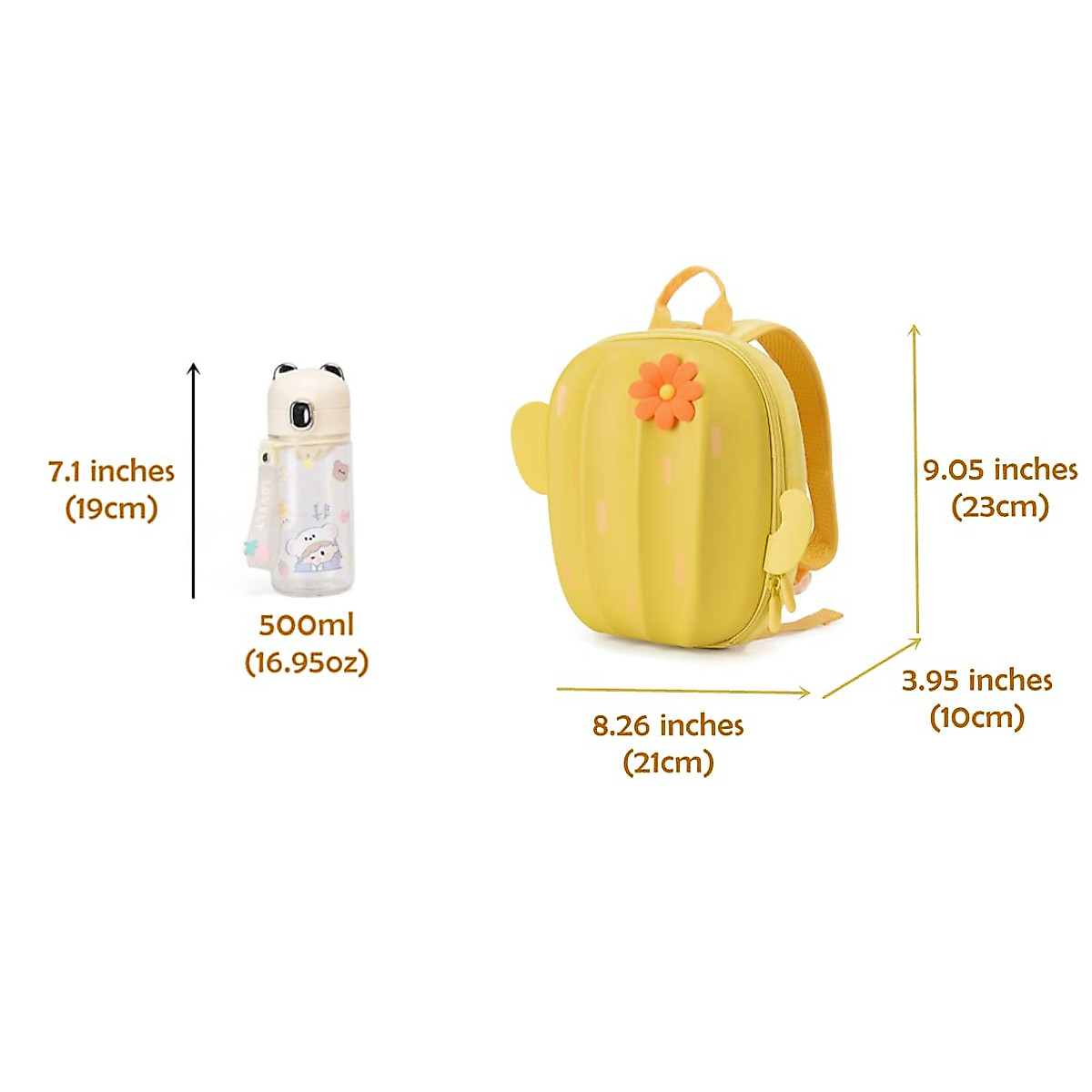 Kids Backpack with Safety Leash,Waterproof Backpack Preschool Toddler,Cute Bag leash for Kids,Bookbag Harness(Yellow)