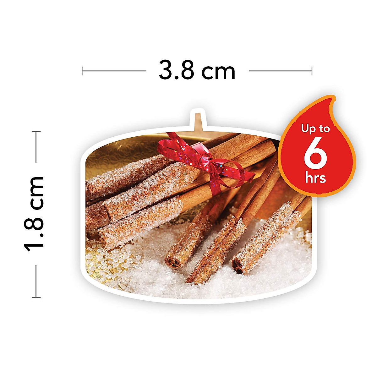 YANKEE CANDLE Sparkling Cinnamon Tealight Candles, Red