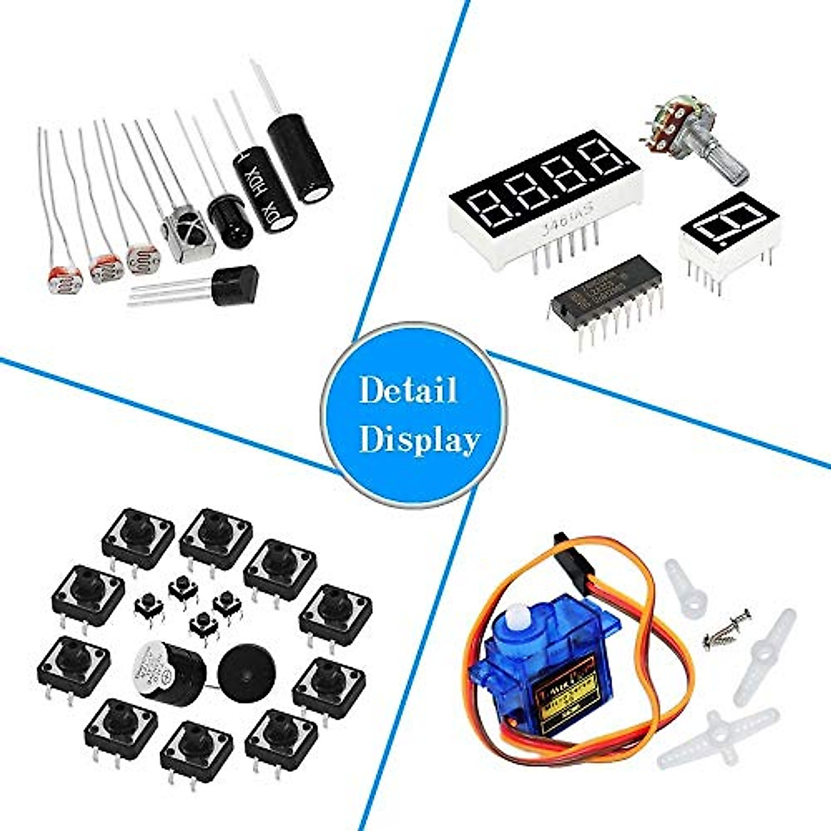 ZYM119 Microcontroller Learning kit for Starter to Master with 24 Interactive Lessons for Circuit Board